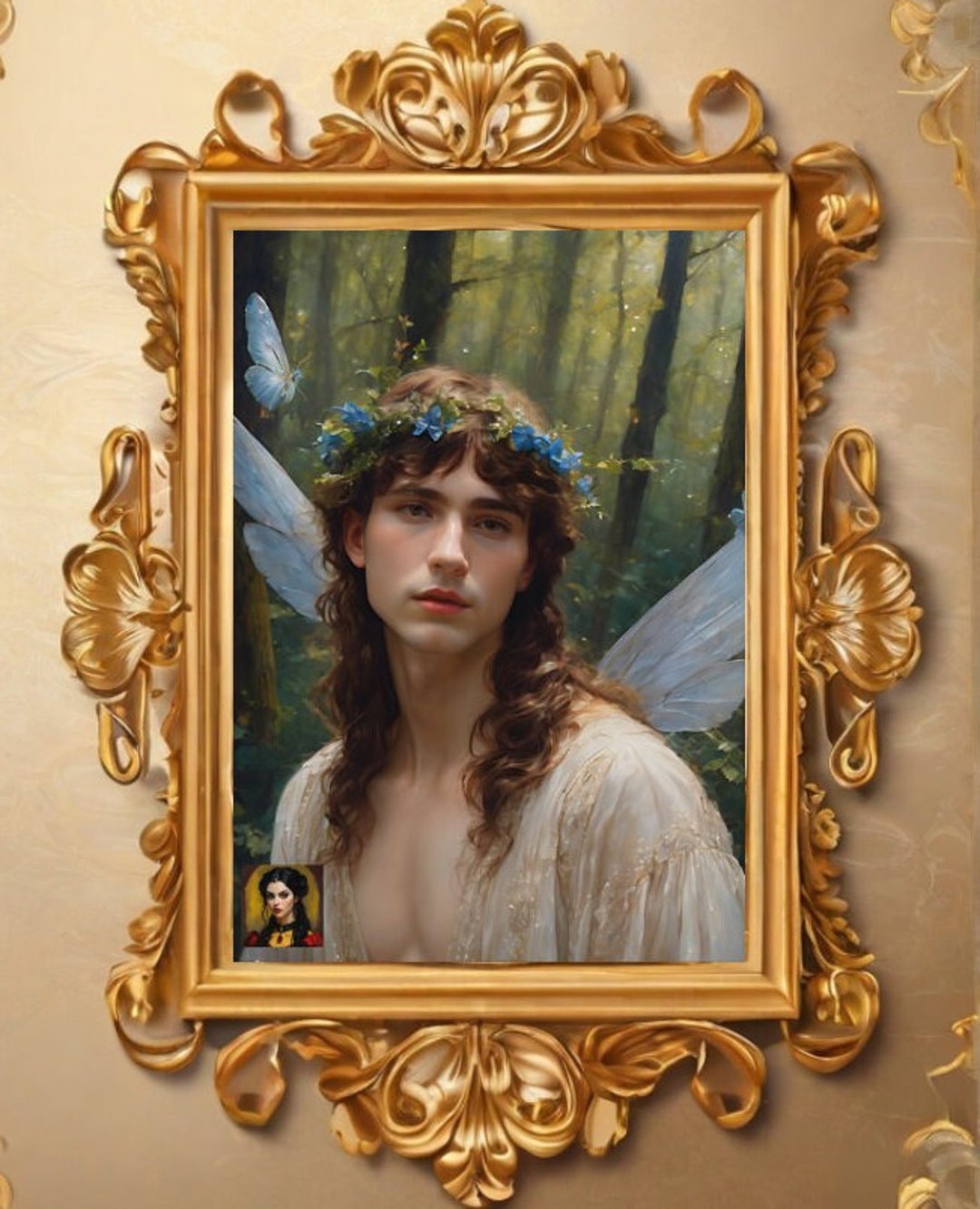 Gay Fairycore Art, Lgbtq Fairy Art, Lgbtq Victorian Poster, Queer ...