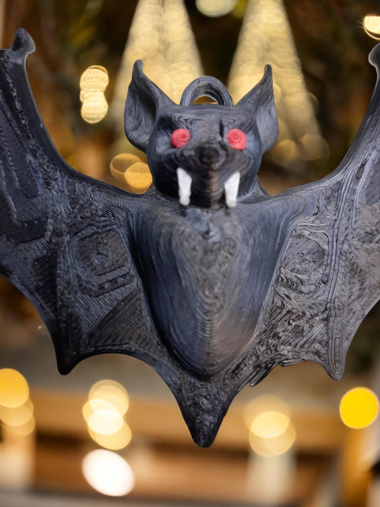 Halloween Vampire Bat Decor Set of 3: Magnetic Fridge or Hanging ...