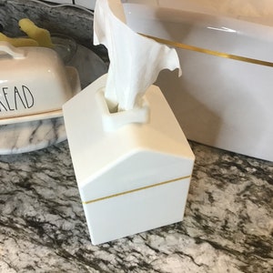 Modern Magnetic Tissue Box Cover With Custom Interchangeable Heart ...