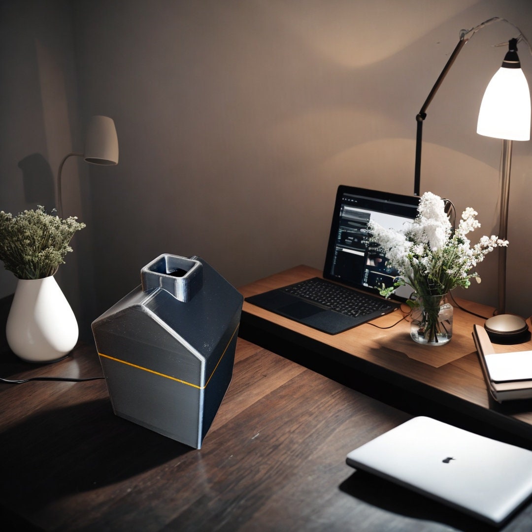 Executive Tissue Box Cover Modern Rich Office Desk Decor Gift Bath ...