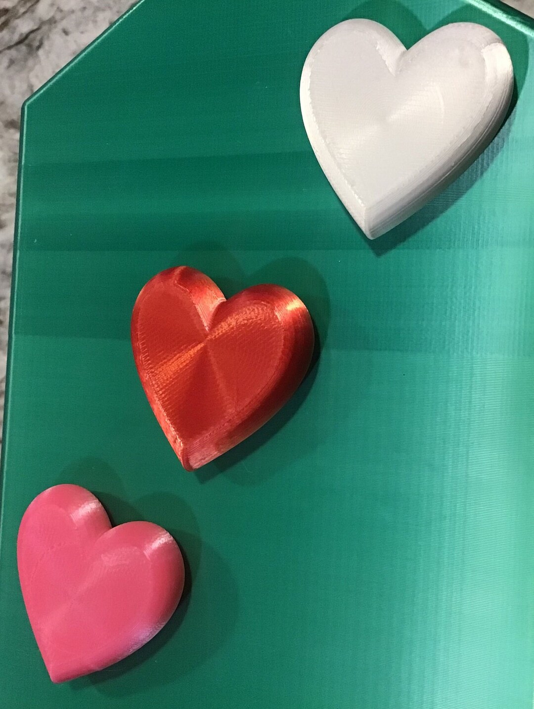 Valentine Heart With Embedded Magnet. A Perfect Touch. Avoid Scratches ...