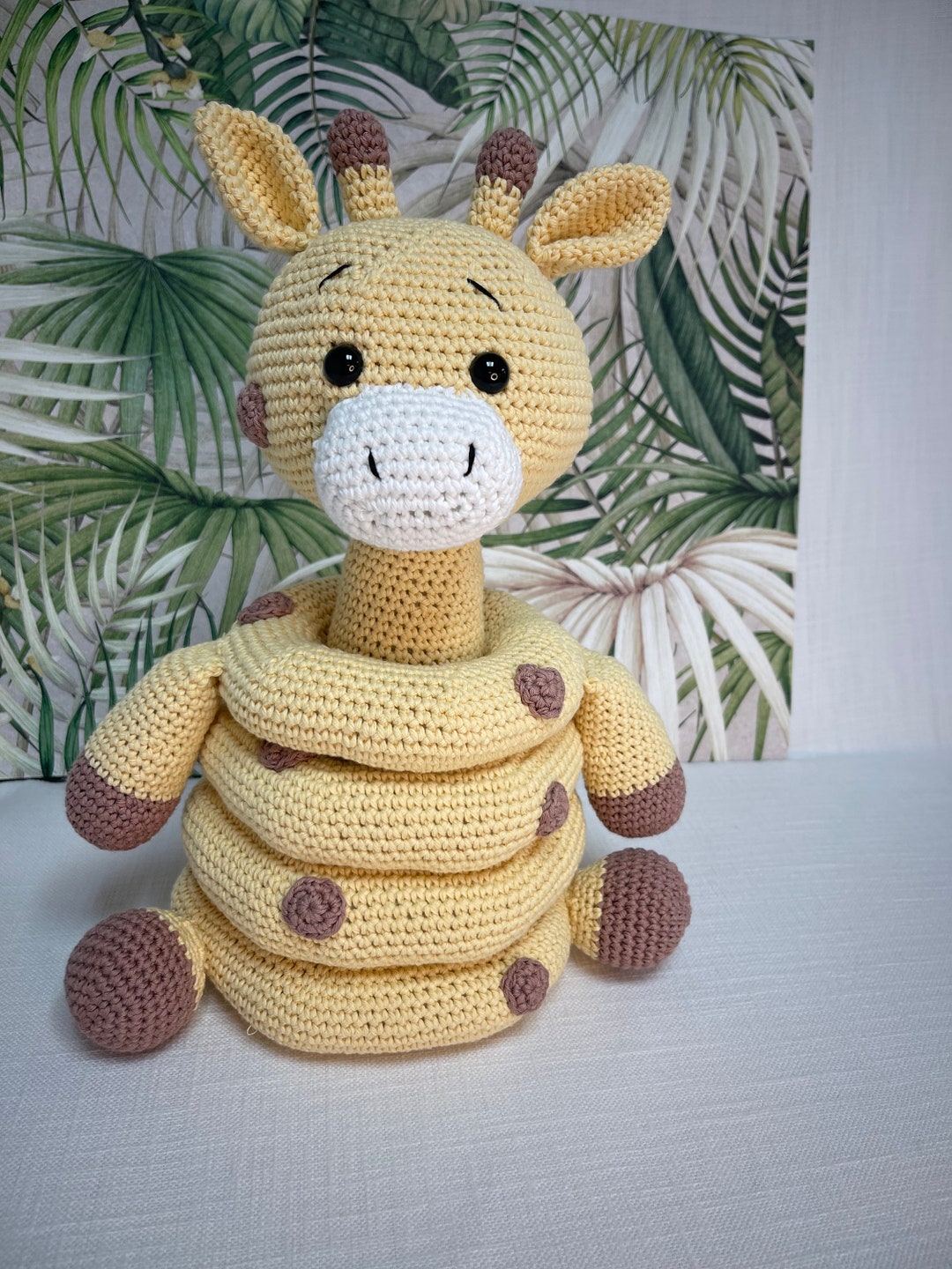 Crochet Giraffe Stacking Toy - Etsy