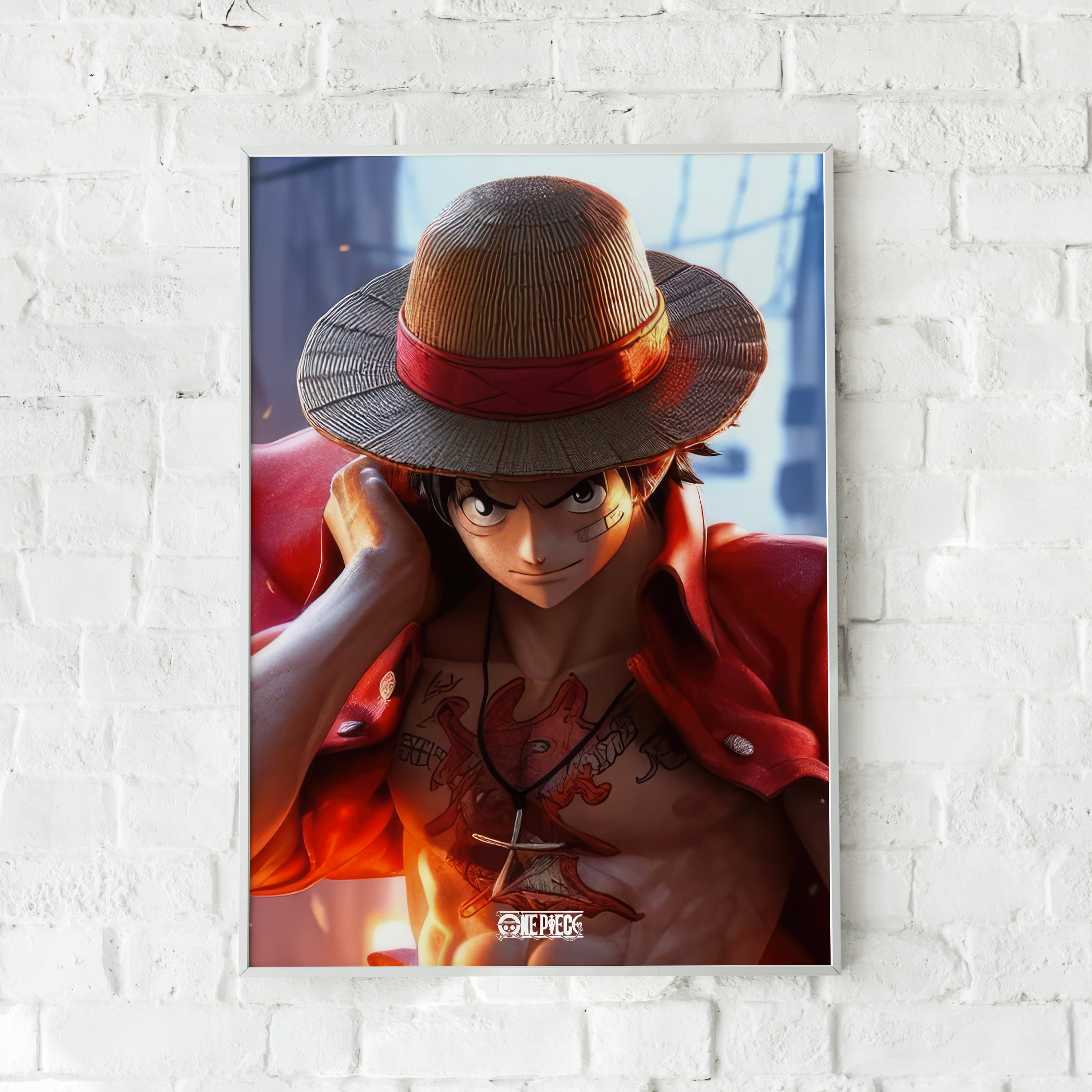 Luffy One Piece Poster, Anime Poster, Anime Print, Luffy Poster, Movie ...