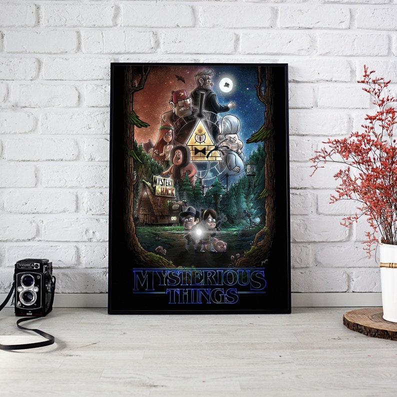 Gravity Falls, Gravity Falls Poster, Gravity Falls Movie Poster, Wall ...