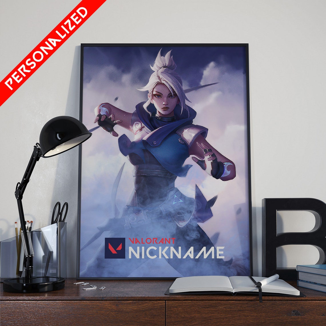 Valorant Custom Poster, Valorant Personalized, Valorant Fade Poster ...
