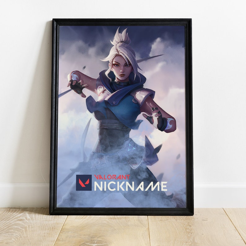 Valorant Custom Poster, Valorant Personalized, Valorant Fade Poster ...