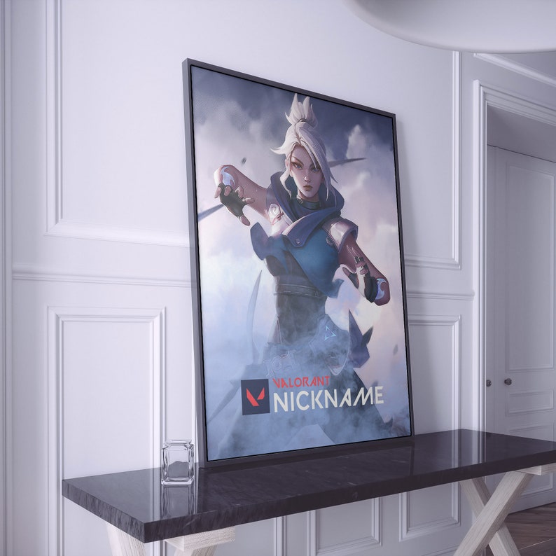 Valorant Custom Poster, Valorant Personalized, Valorant Fade Poster ...