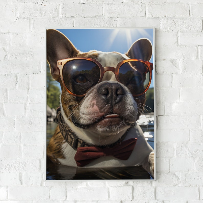 French Bulldog Print, French Bulldog Wall Art Poster, Bulldog Poster - Etsy