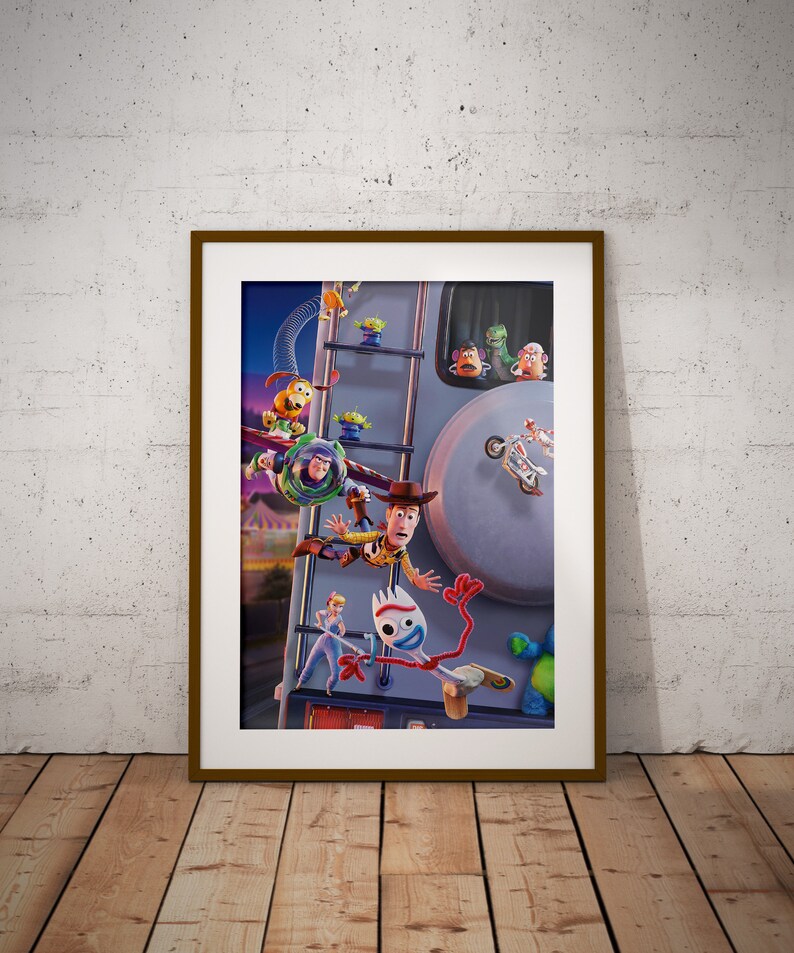 Toy Story Poster, Toy Story Movie Poster, Toy Story Print, Wall Decor ...
