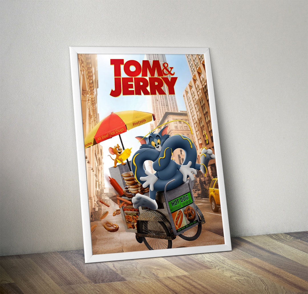 Tom and Jerry Poster, Tom and Jerry, Tom and Jerry Print, Cartoon ...