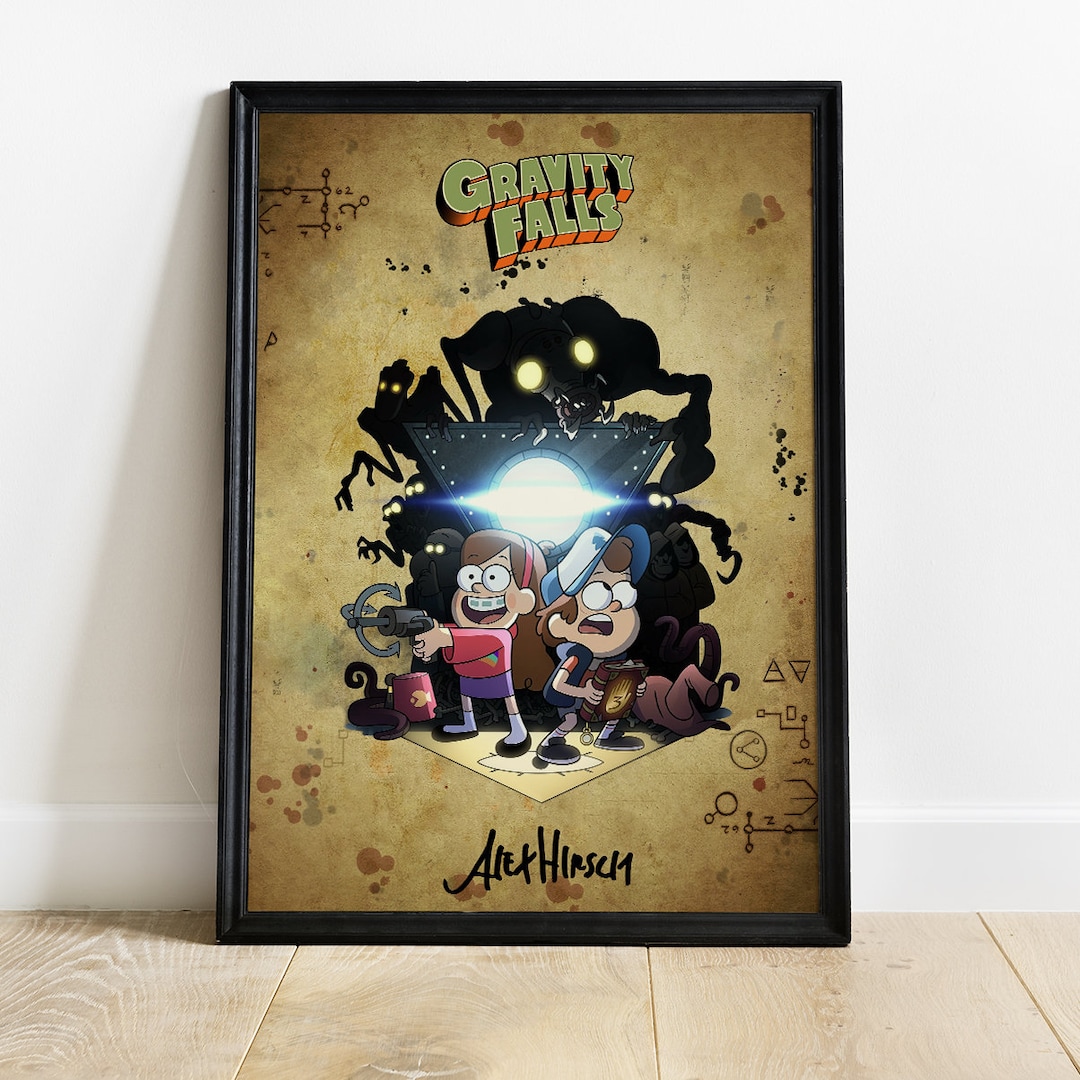 Gravity Falls, Gravity Falls Poster, Gravity Falls Movie Poster, Wall ...