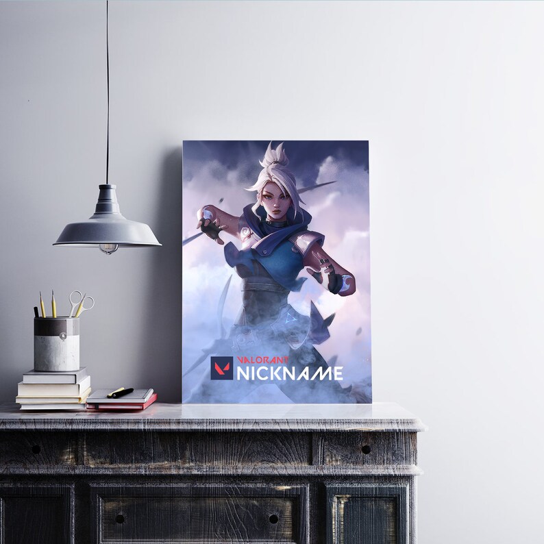 Valorant Custom Poster, Valorant Personalized, Valorant Fade Poster ...
