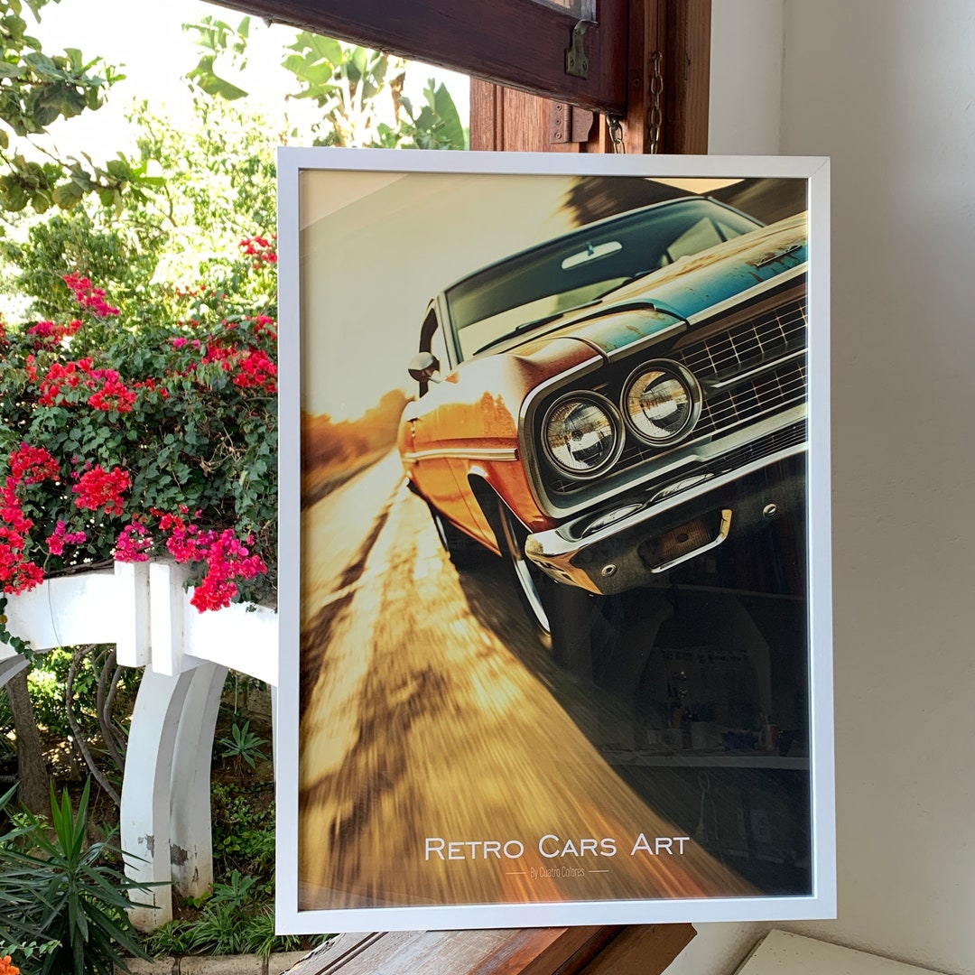 Old Car Poster, Retro Car Poster, Sport Car Poster, Old Car Print ...
