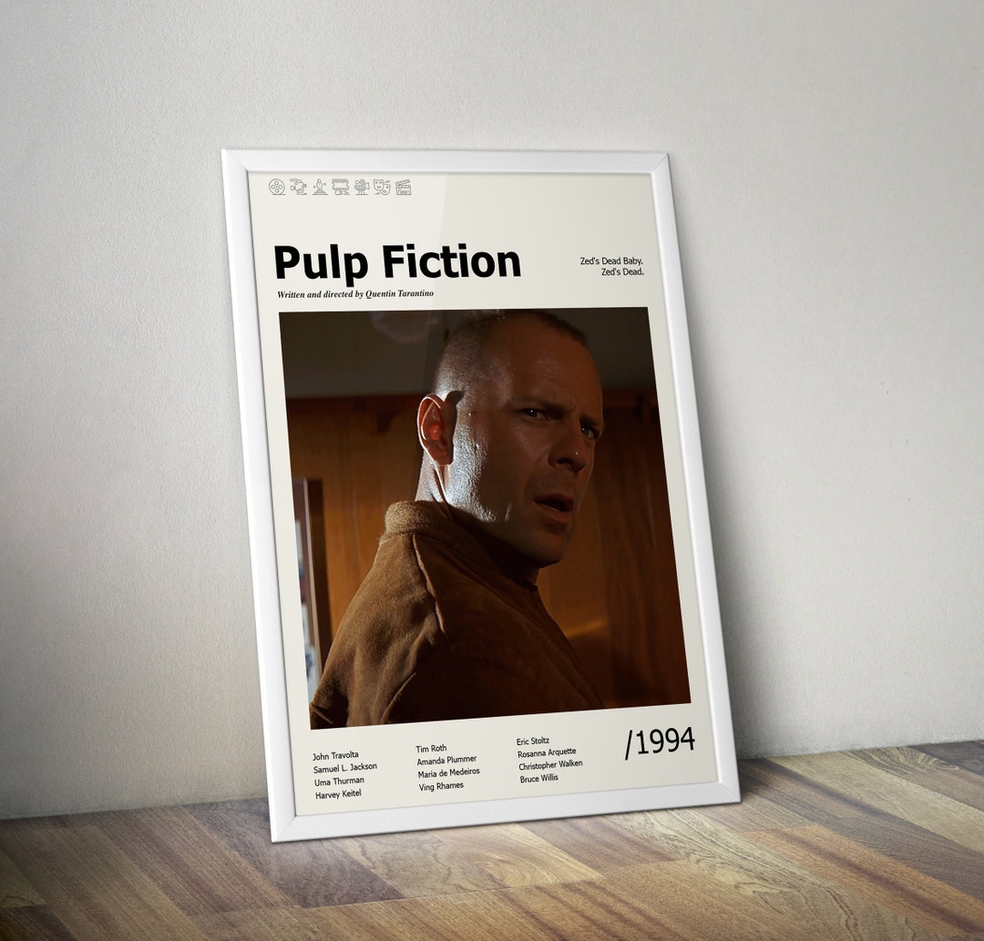 Pulp Fiction Poster, Pulp Fiction Print, Pulp Fiction Decor, Pulp ...