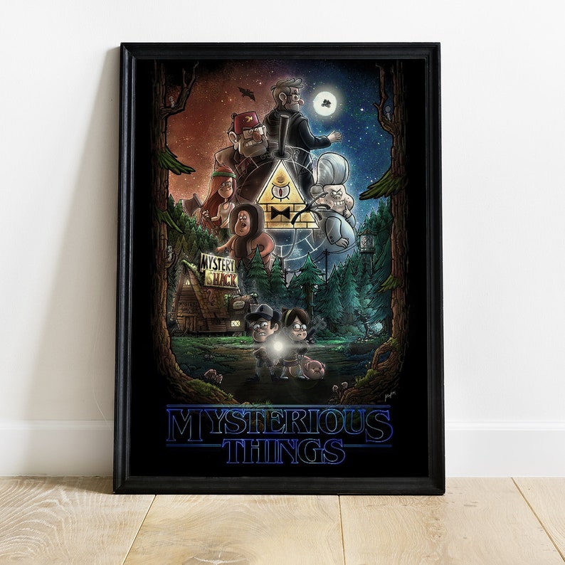 Gravity Falls, Gravity Falls Poster, Gravity Falls Movie Poster, Wall ...