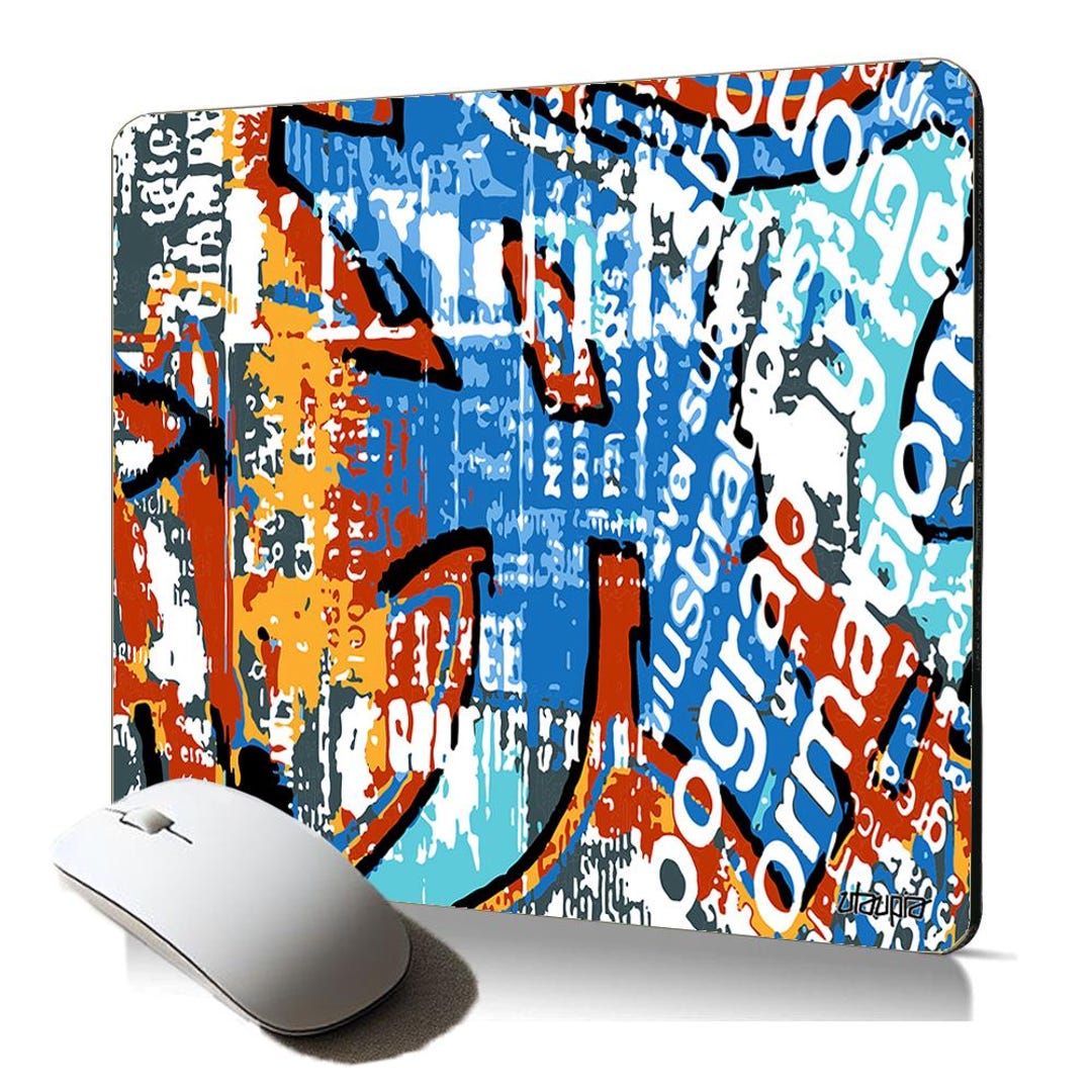 Soft Mouse Pad Street Art Tag Graffiti Graff Painting Letter Colorful ...