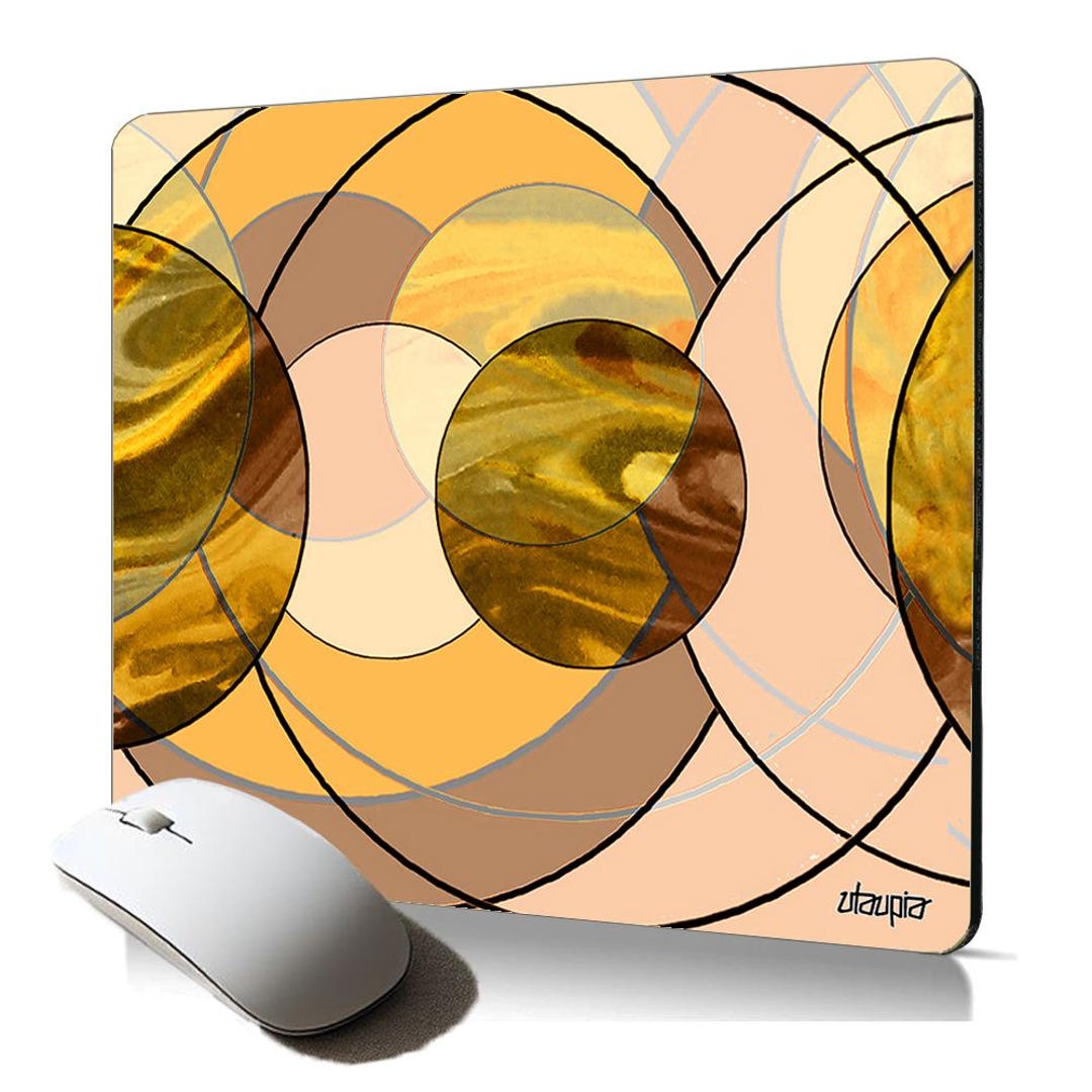 Soft Mouse Pad Contemporary Pattern Decorative Marble Painting Original ...