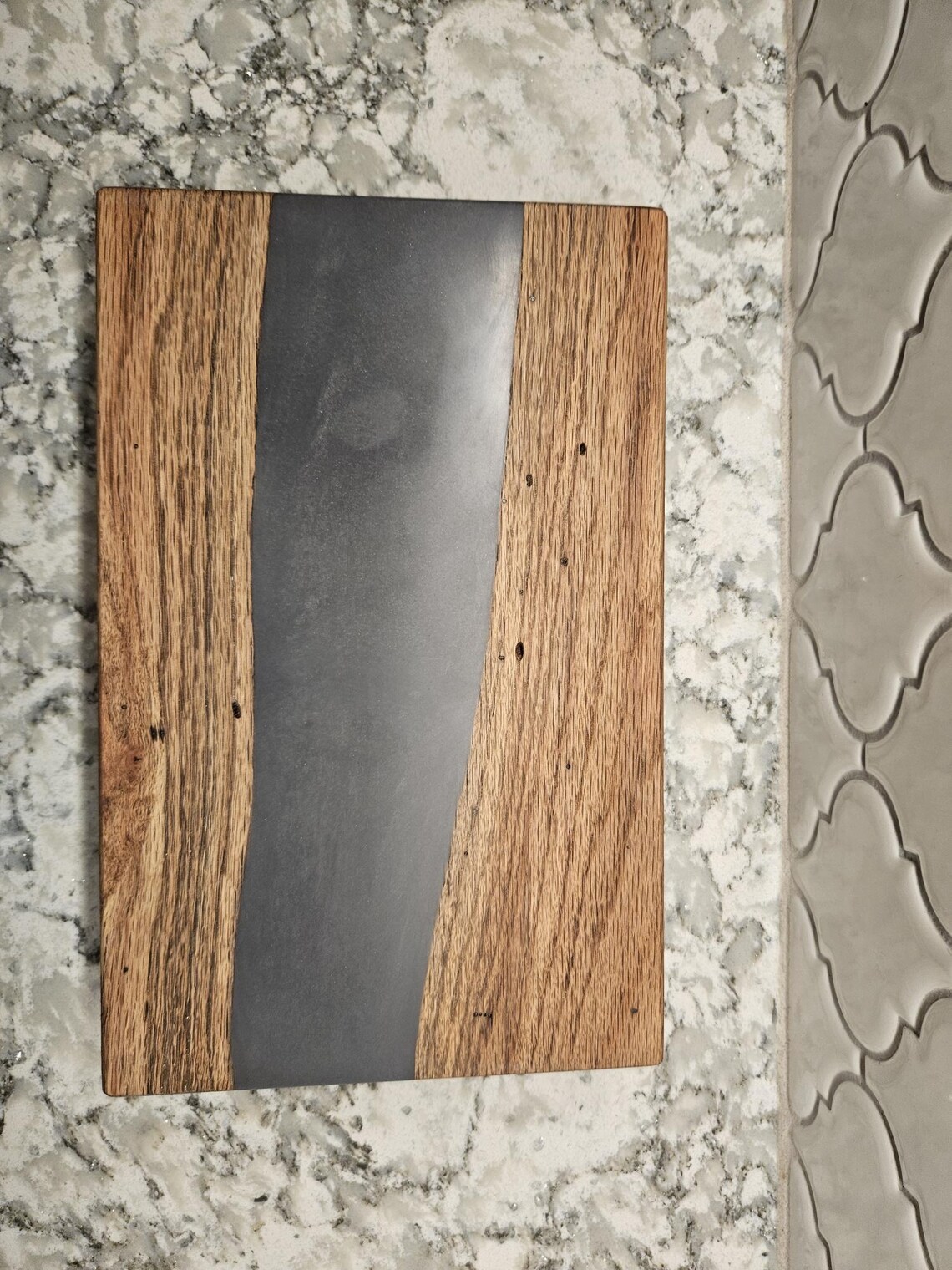 Reclaimed Wood and Epoxy Risers - Etsy