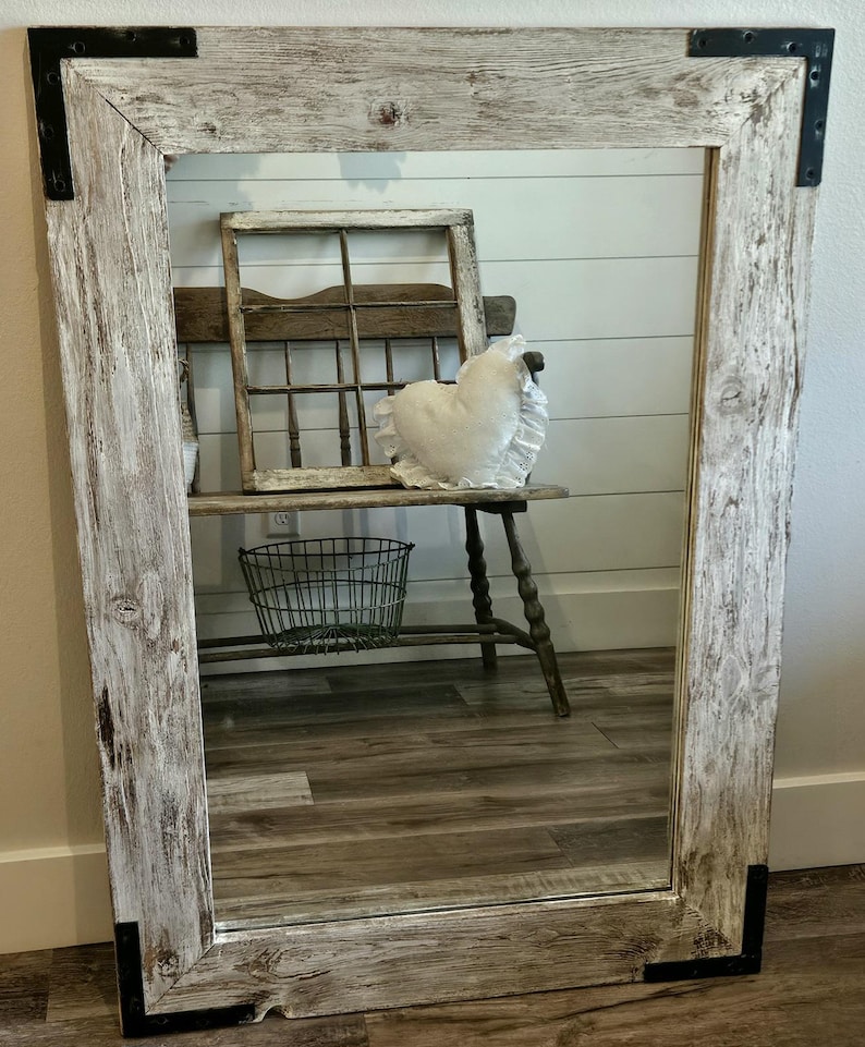 Rustic Wall Mirror - Etsy