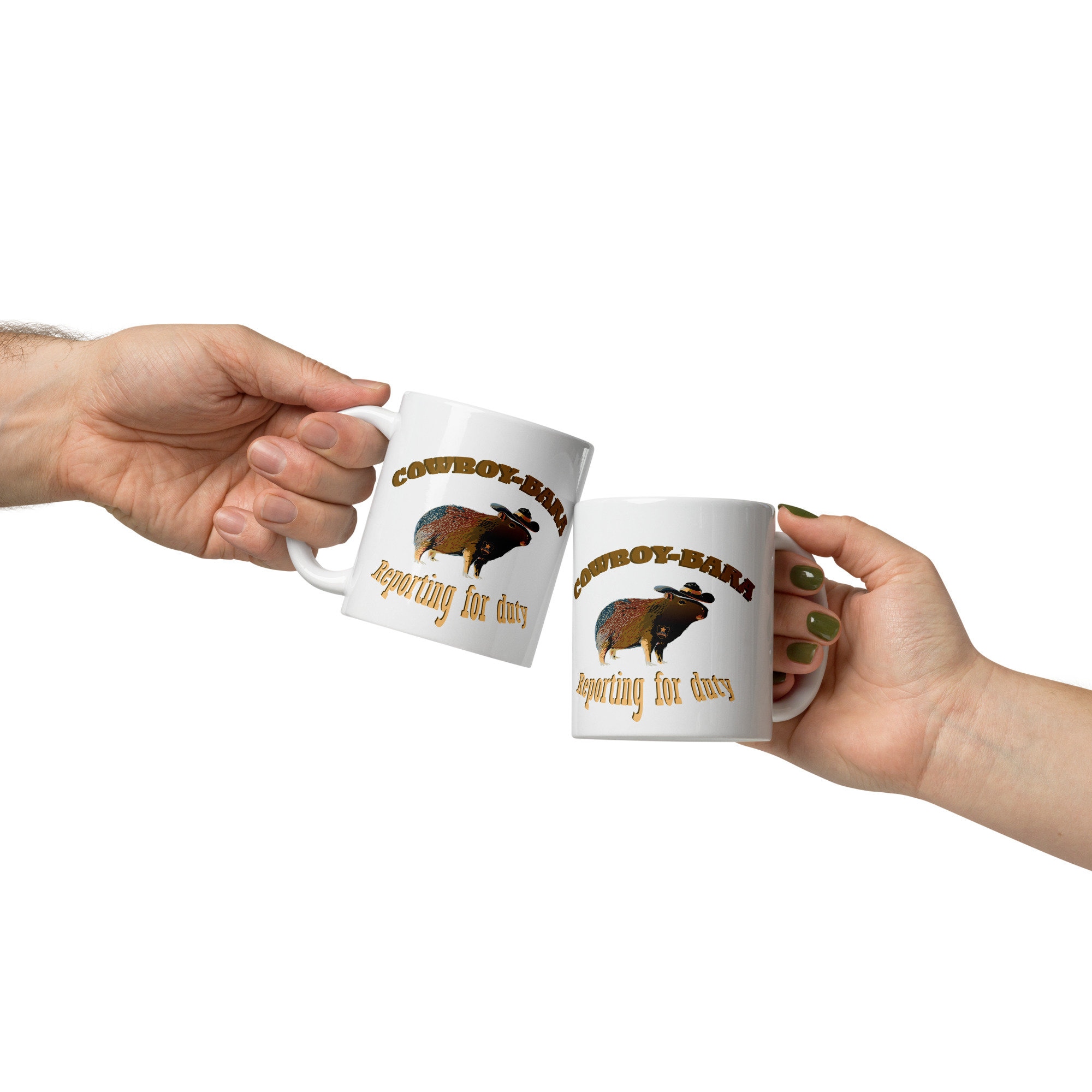 Cowboy-bara Mug, Capybara Mug, Gifts for Her, Gifts for Him, Meme Mug ...