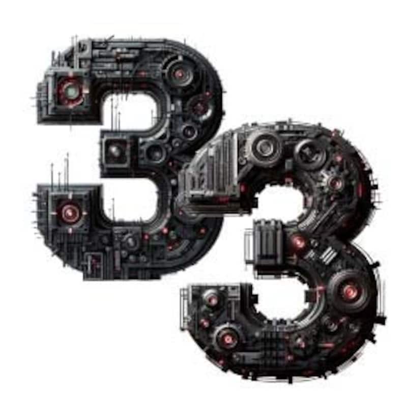 PNG Mechanical Letters Cyberpunk Style Letter Letters A to Z, Numbers 0 ...