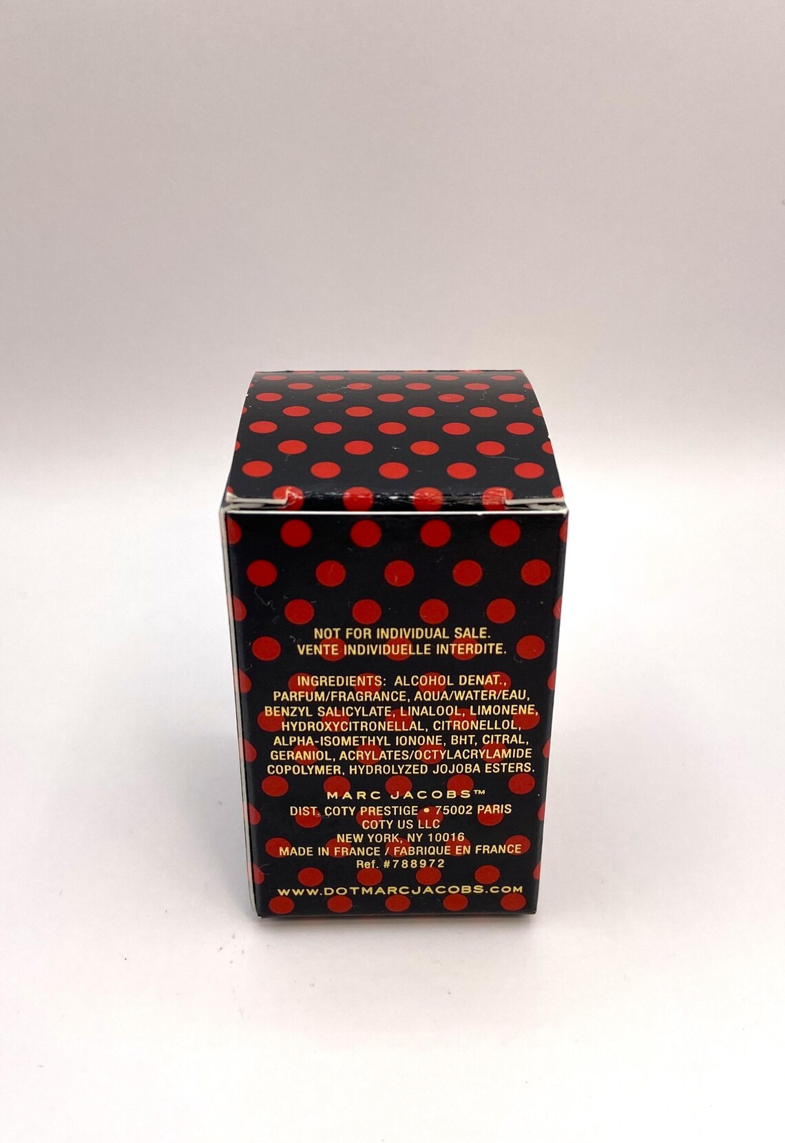 Marc Jacobs Dot MINIATURE Eau Parfum 4ml. Ladybug in the Heart of a ...
