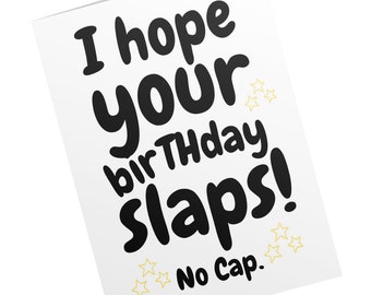 Funny Card/ Gen Z/ Slang/ Birthday Cards for Teens - Etsy UK