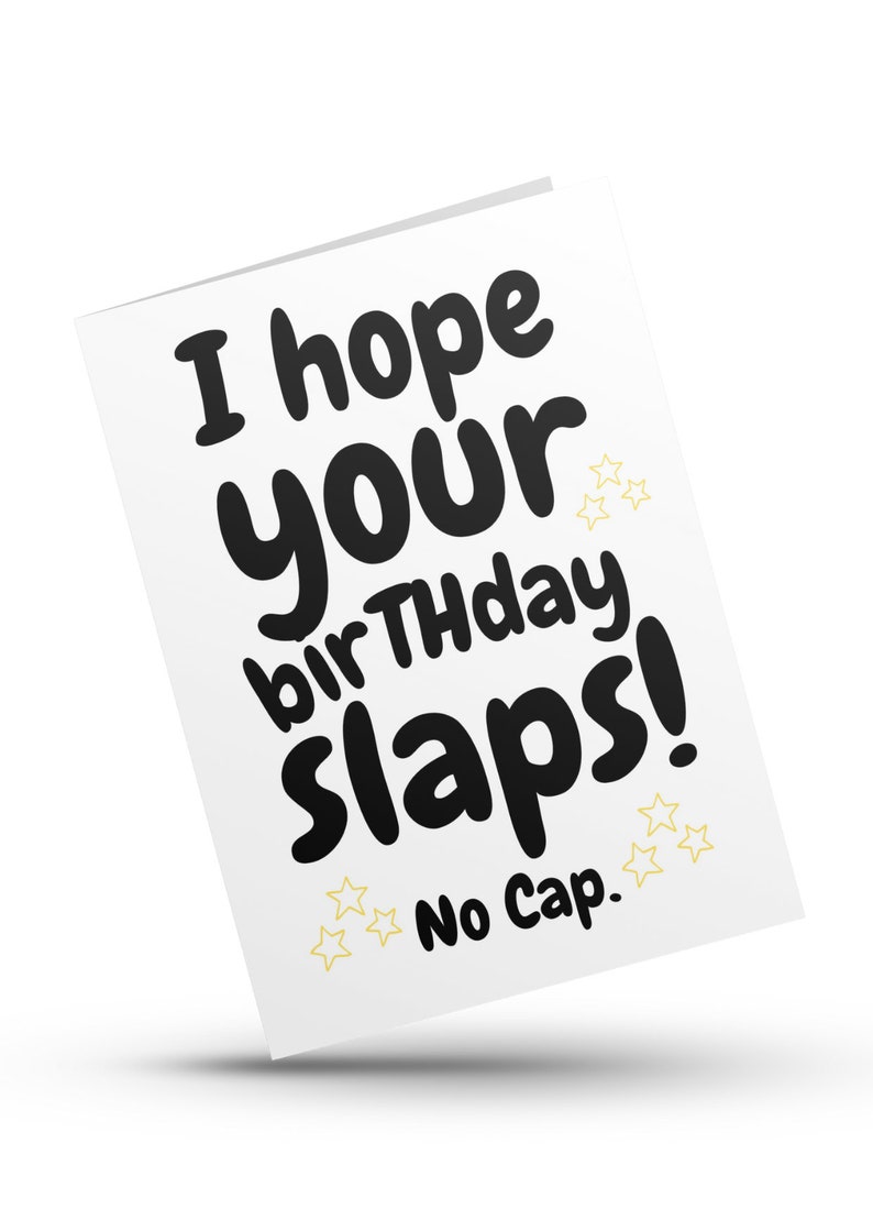 Funny Card/ Gen Z/ Slang/ Birthday Cards for Teens - Etsy UK