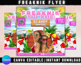 Freaknik Flyer, Freaknik Party Flyer, Club Flyer, Party Flyer ...