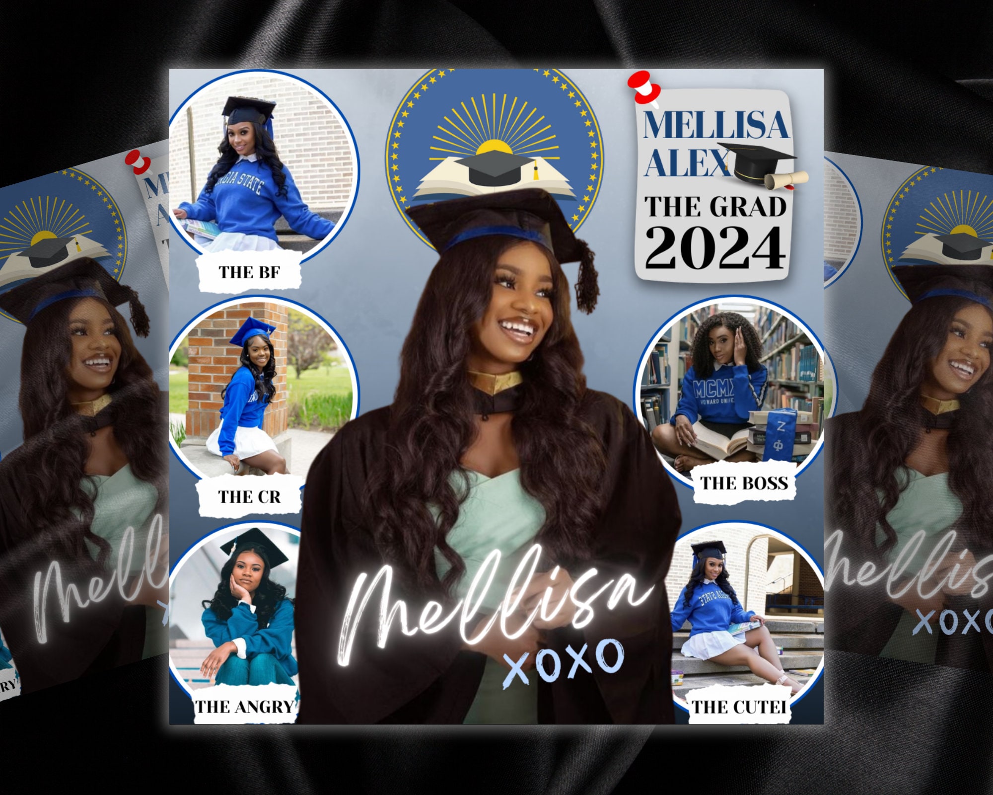 Graduation Flyer, DIY Flyer Template Designs, Grad Announcement Flyer ...