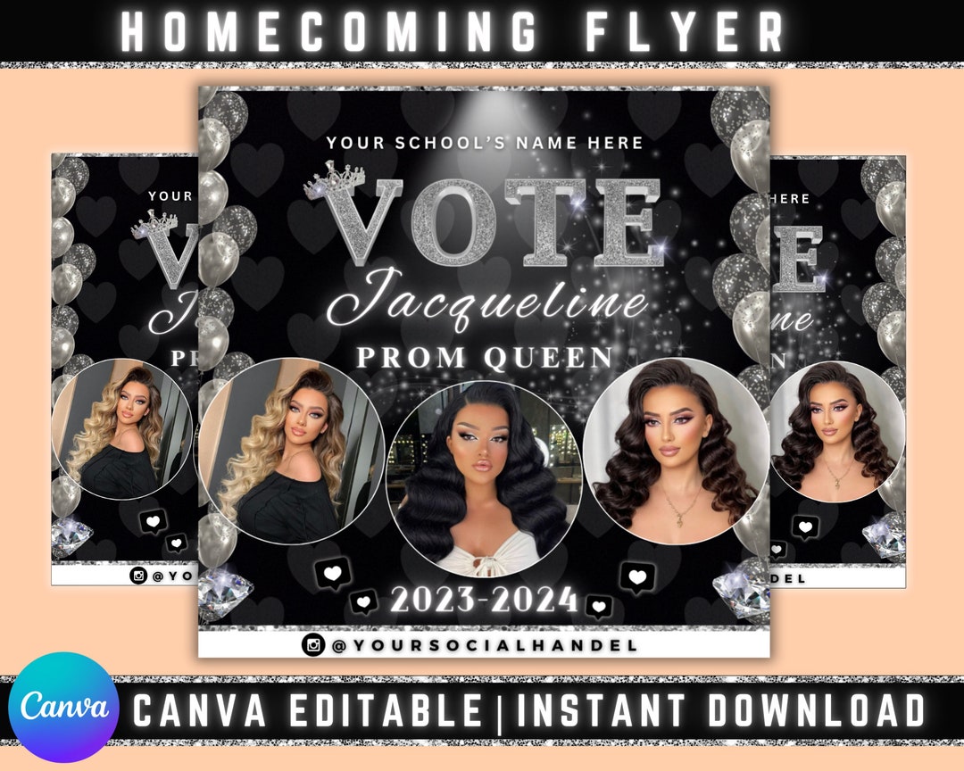 Homecoming Flyer, Homecoming Flyer Template, HOCO Flyer, Homecoming ...