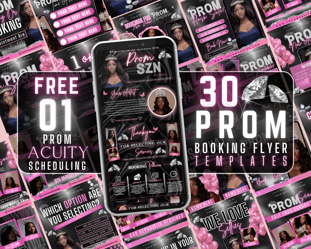 DIY Editable Prom Send off Flyer, Prom Invitation Flyer, Prom Flyer ...