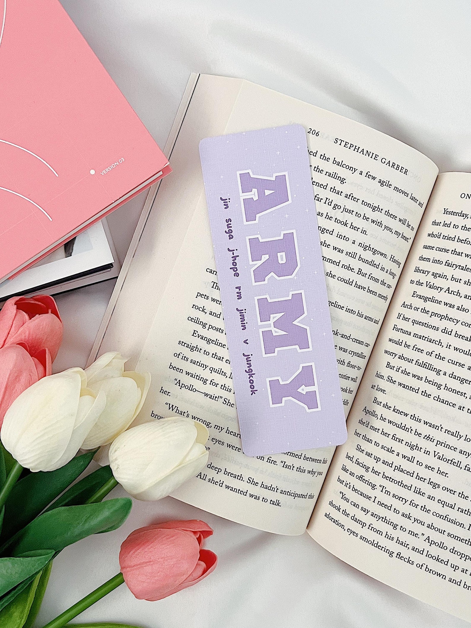 BTS ARMY Bookmark: Linen Cardstock K-pop Gift - Etsy