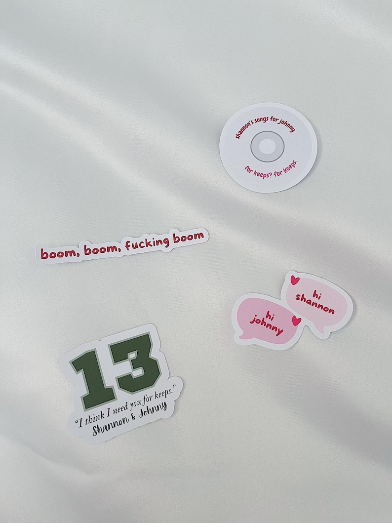 Boom, Boom, F*cking Boom Glossy Sticker, Binding 13 Inspired - Etsy