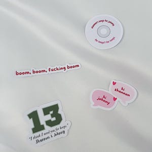 Shannon's Songs for Johnny CD Sticker | Boys of Tommen Sticker ...