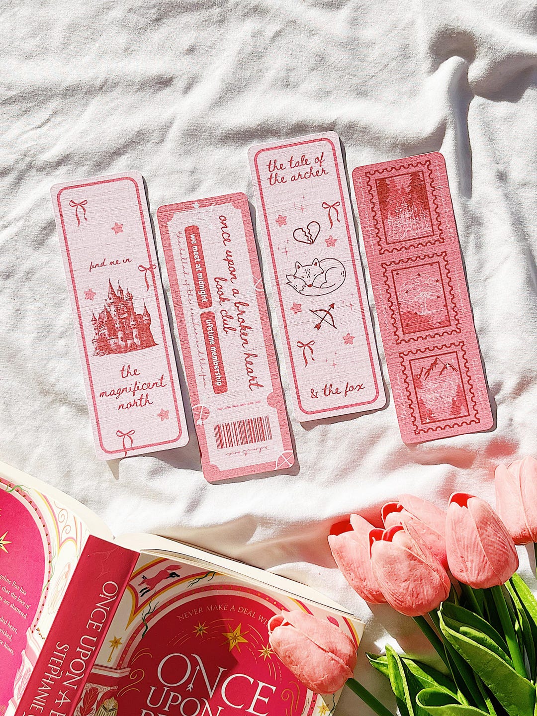 Once Upon a Broken Heart Bookmarks | Jacks and Evangeline - Etsy