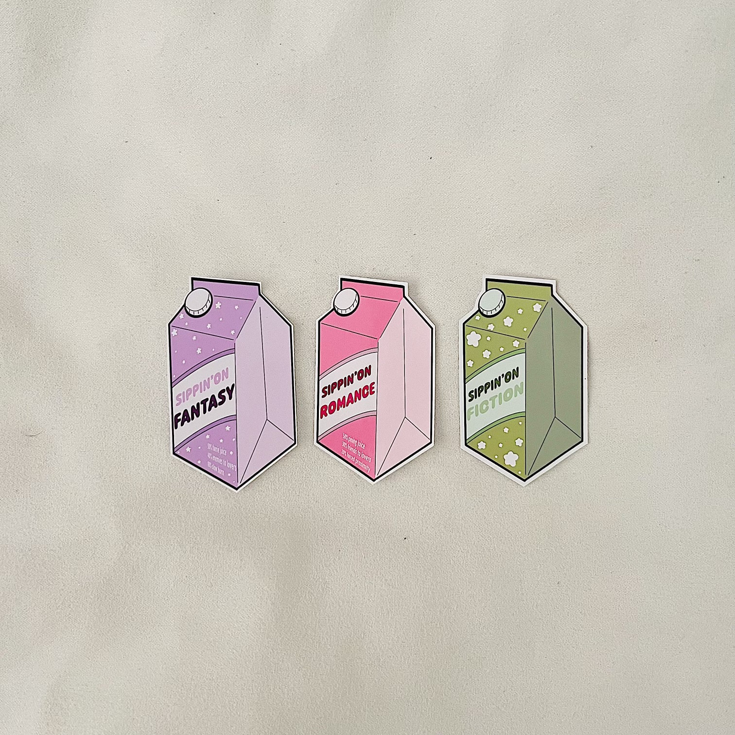 Sippin' on Book Genre Stickers Sippin' on Fantasy Sticker Sippin' on ...