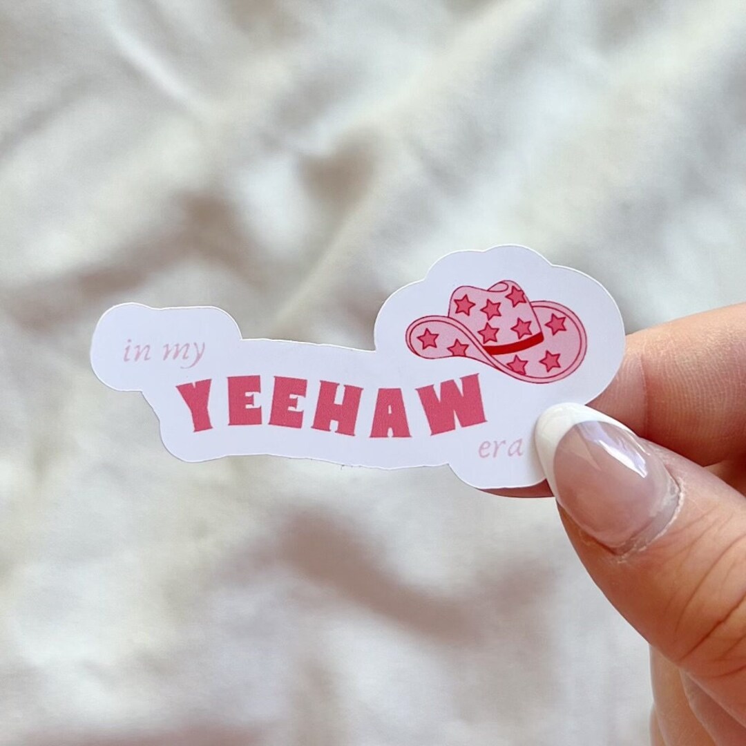 Yeehaw Era Glossy Sticker: Cowboy Romance, Bookish Kindle - Etsy