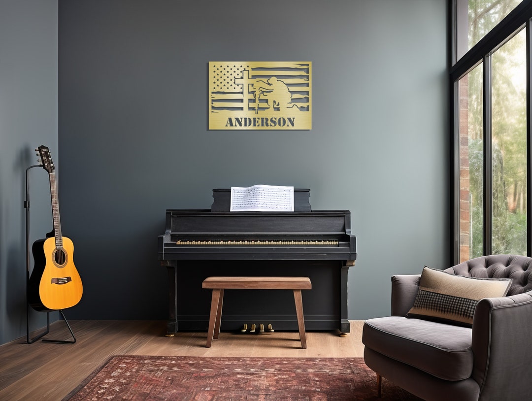 Remember the Fallen Custom Metal Wall Art - Etsy