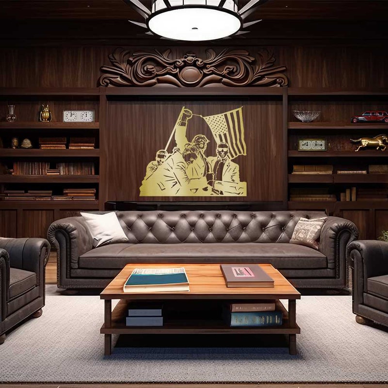 Trump Lighted Sign - Etsy