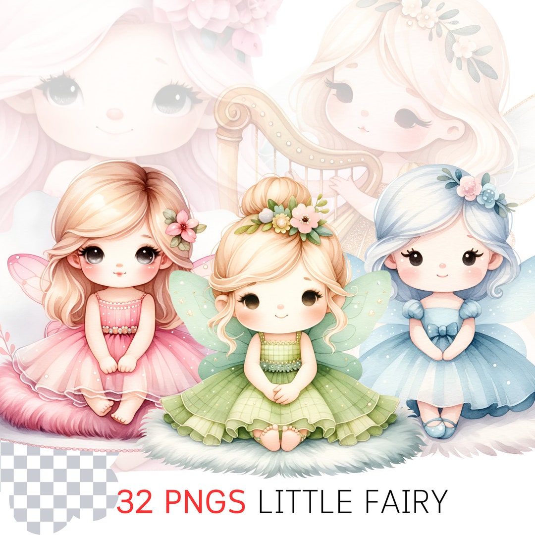 Enchanted Fairy Garden Clipart - Magic Fairy Tale & Forest ...
