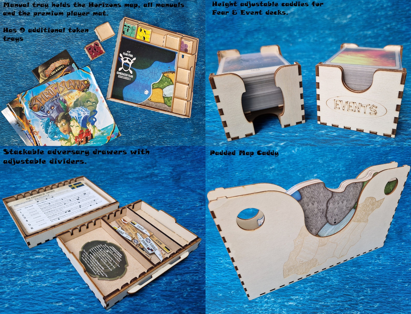 Spirit Island future Resilient Storage Chest. Holds Every Expansion ...