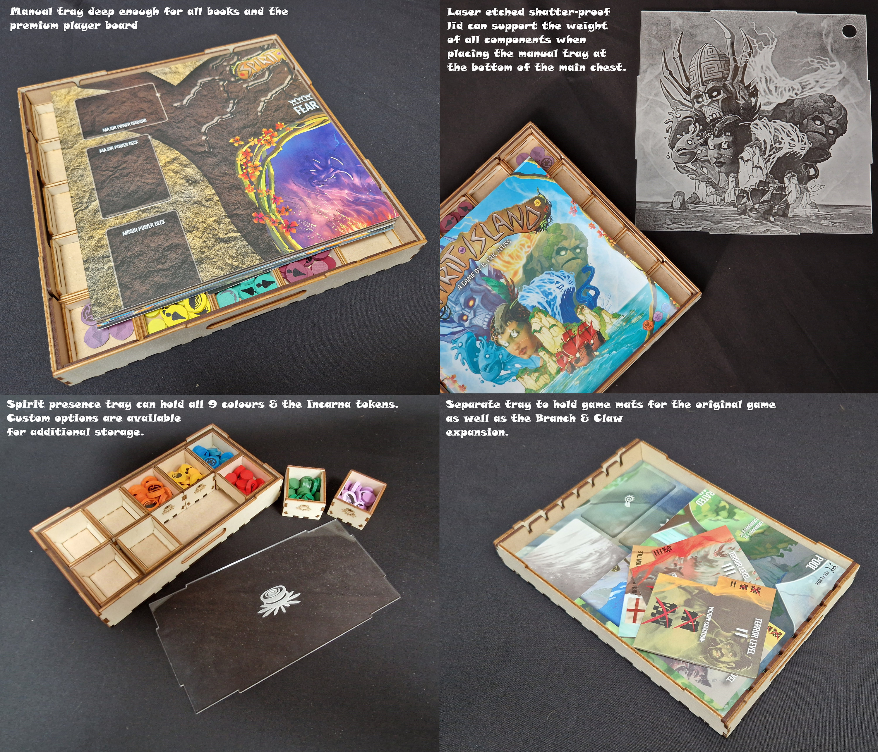 Spirit Island future Resilient Storage Chest. Holds Every Expansion ...