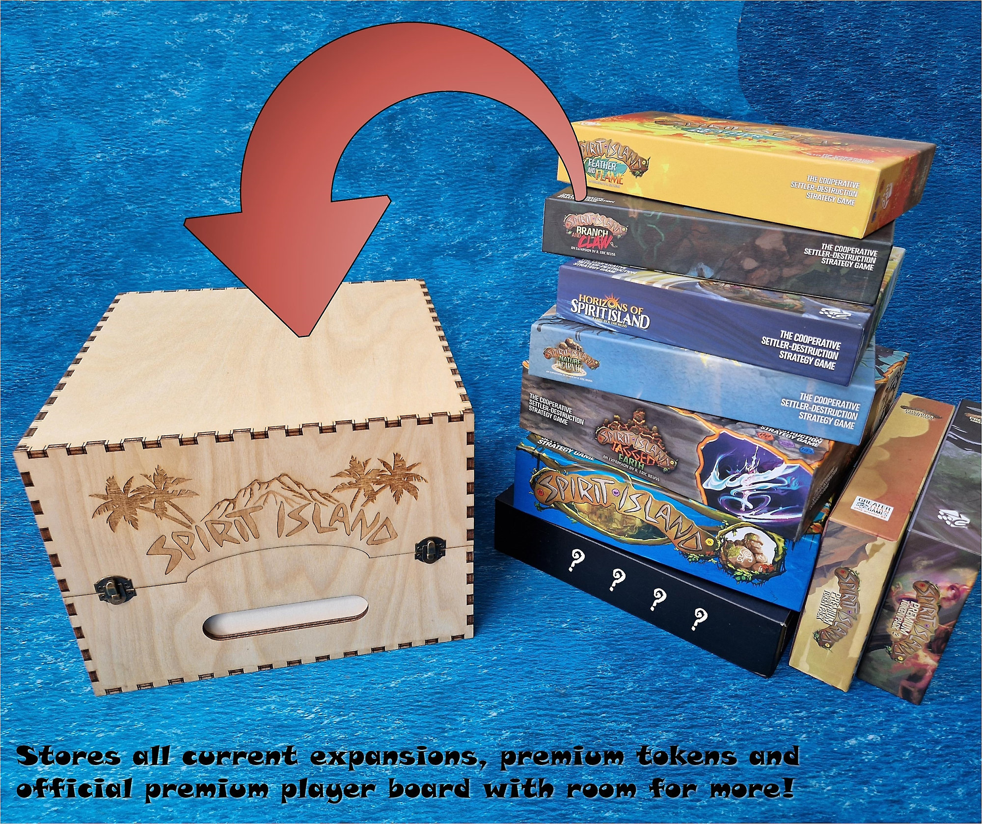Spirit Island "future Resilient" Storage Chest. Holds Every Expansion ...