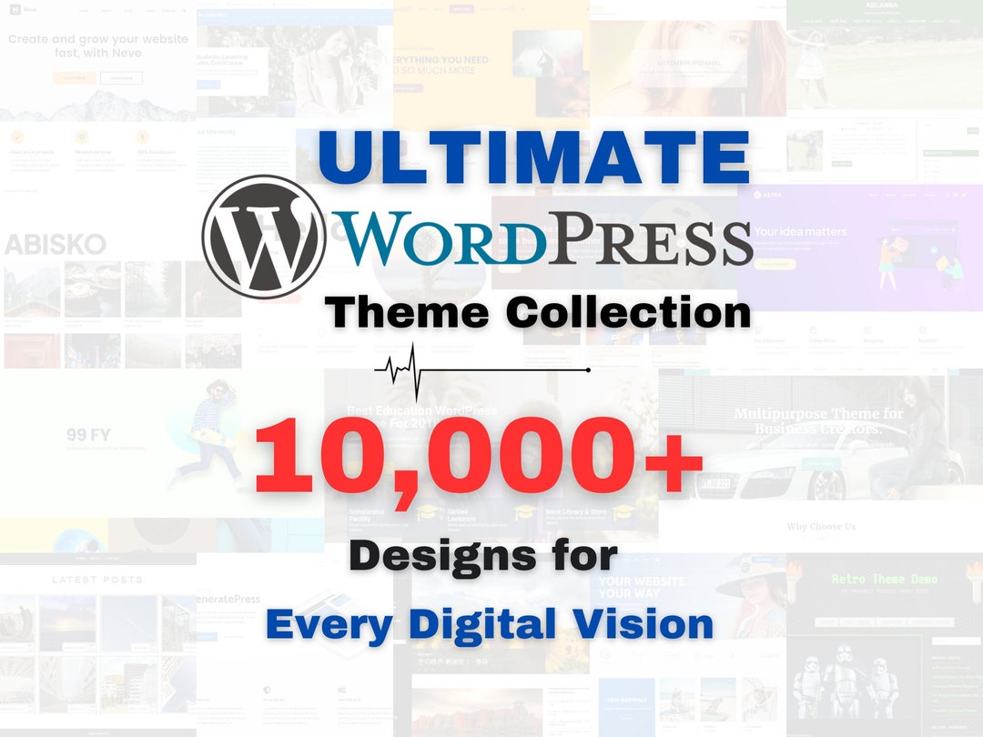 Wordpress Theme Collection Custom Website Wordpress Template Ecommerce Template Health Coach ...
