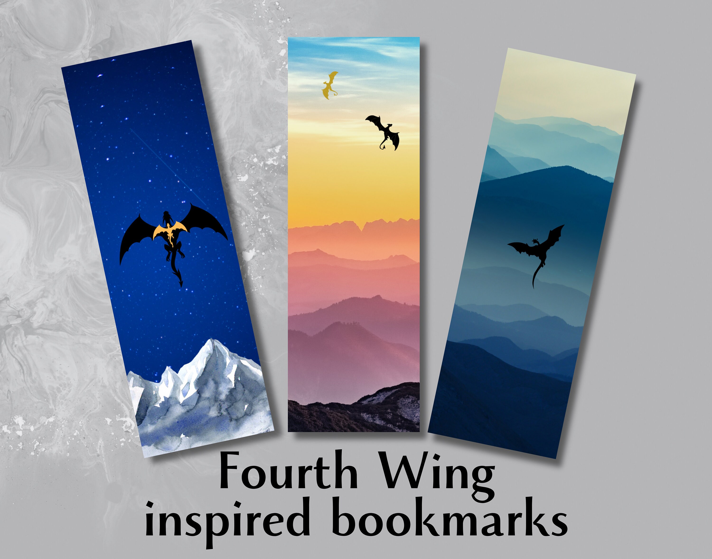 Fourth Wing, Cute Bookmarks, Dragon Bookmarks, Iron Flame, Dnd, Booktok ...