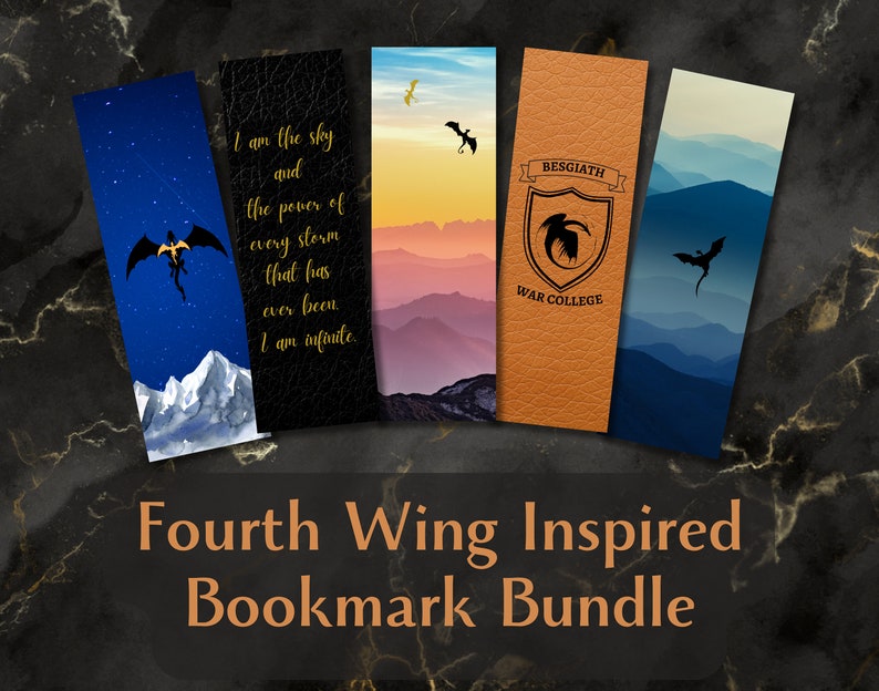 Fourth Wing, Cute Bookmarks, Dragon Bookmarks, Iron Flame, Dnd, Booktok ...