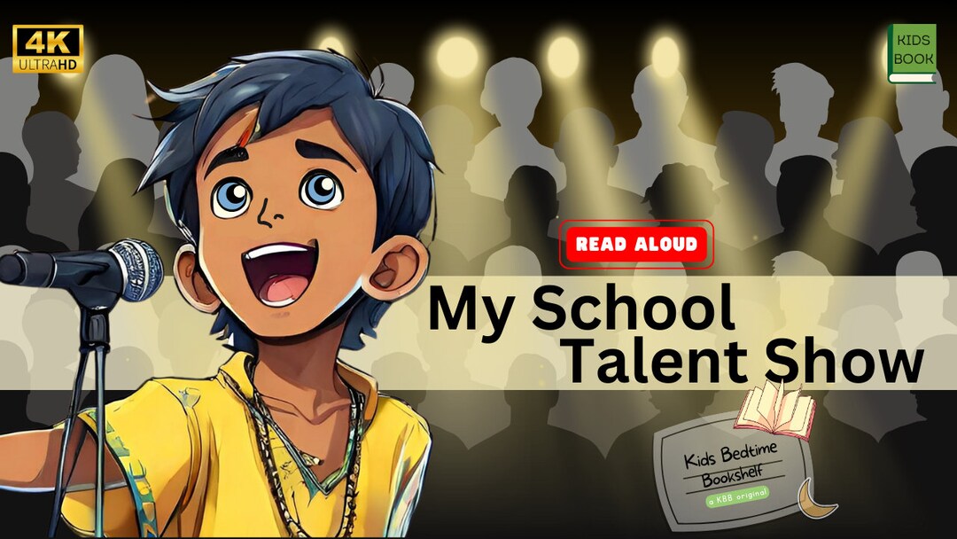 My School Talent Show Kids Book Read Aloud Along Story With Animation ...
