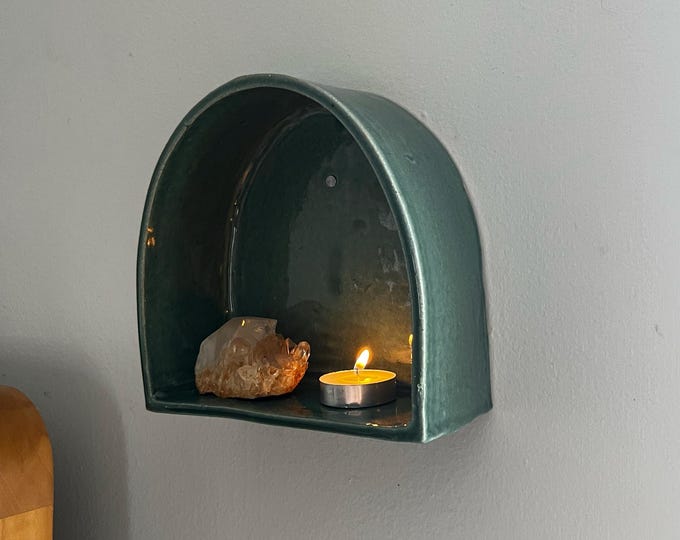 Ceramic Wall Shelf - "charlie" - Etsy
