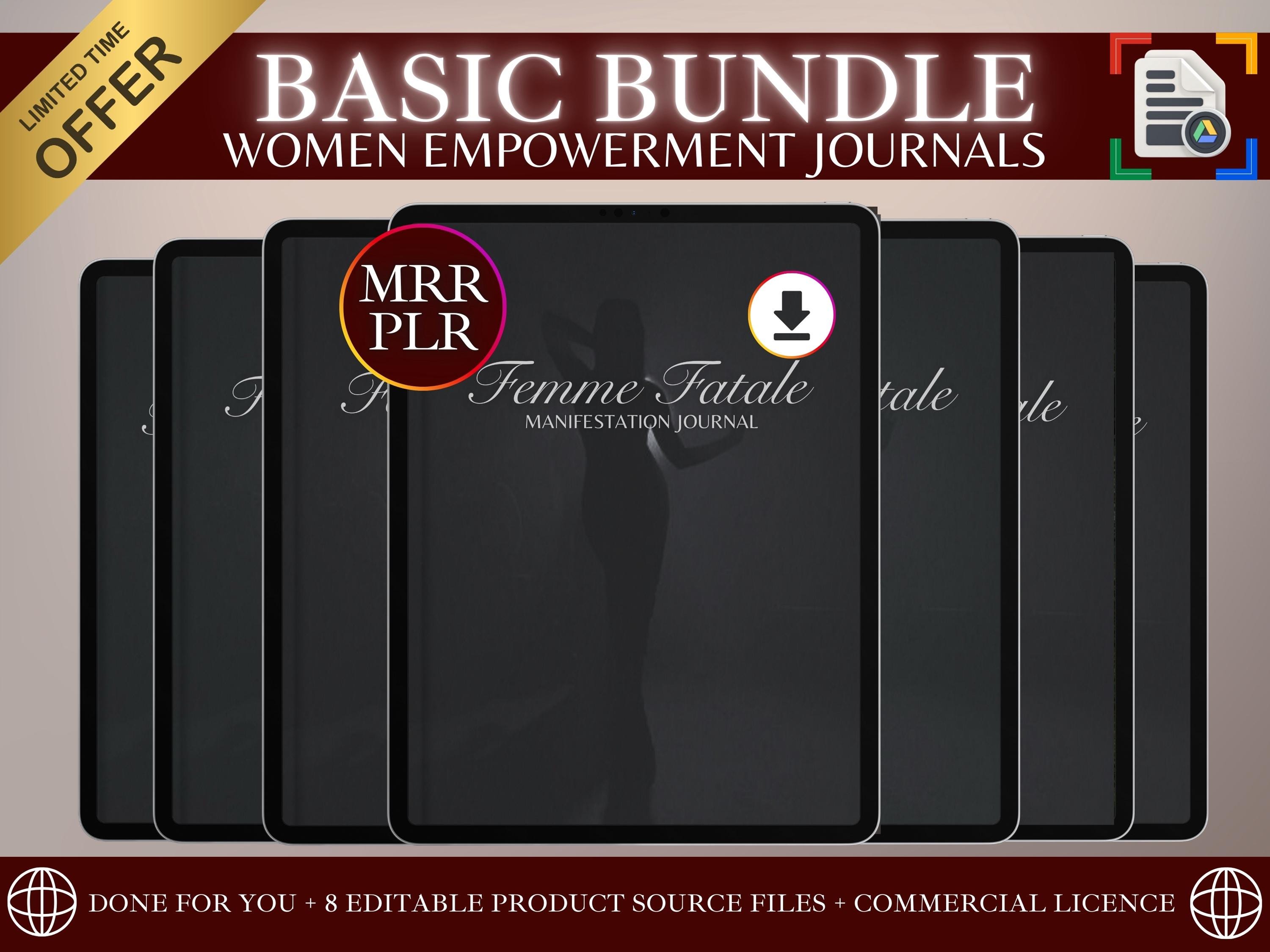 Basic Bundle for Women Empowerment Digital Products Library With Master ...